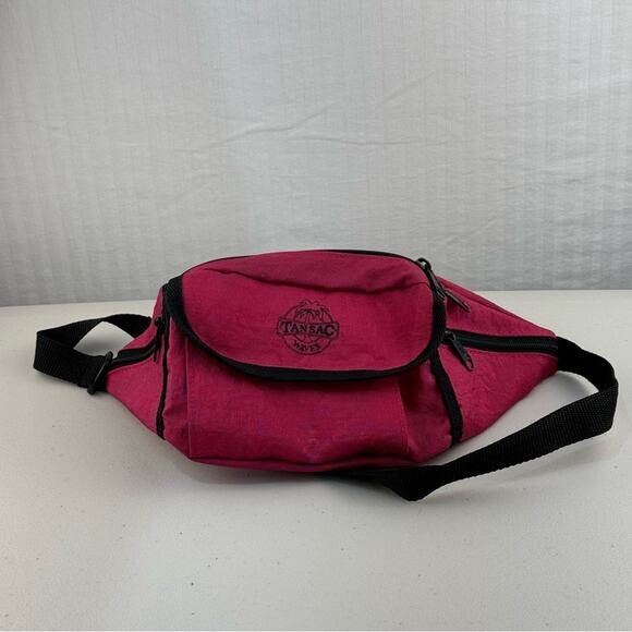 California Waves | Bags | Tan Sac Waves Neon Pink Vintage Waist Fanny ...